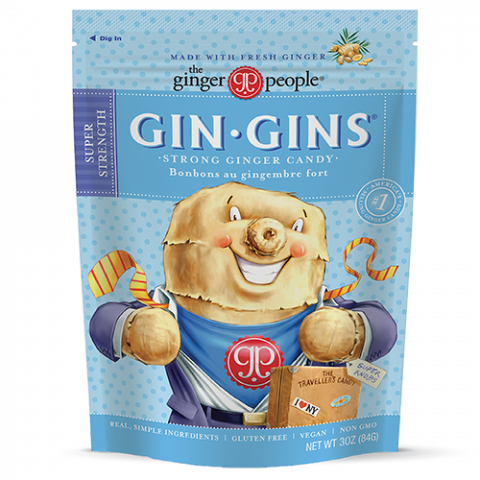 GIN GINS® Super Strength Ginger Candy - The Ginger People US