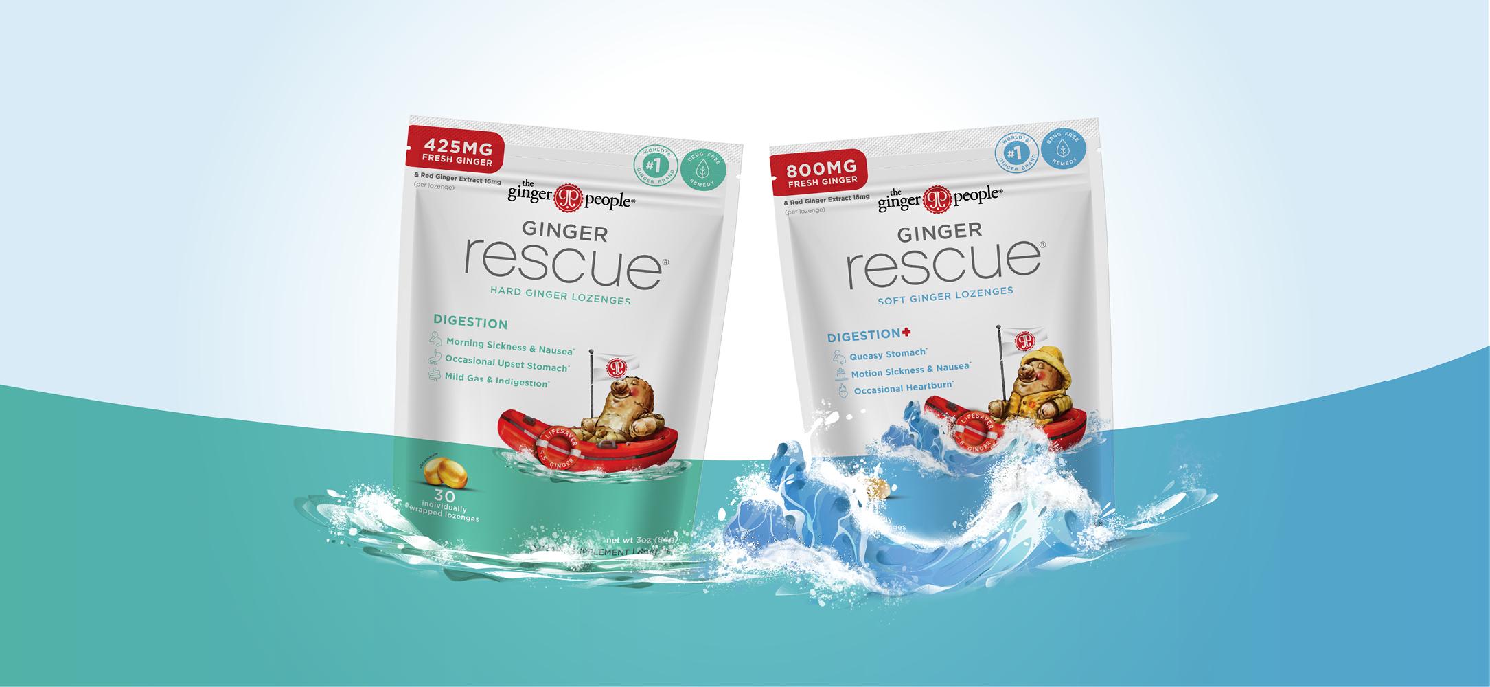 Ginger Rescue® Tablets & Lozenges - The Ginger People US