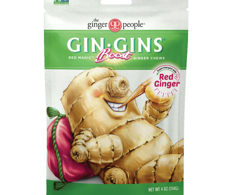GIN GINS® Boost – Red Magic Ginger Chews - The Ginger People US